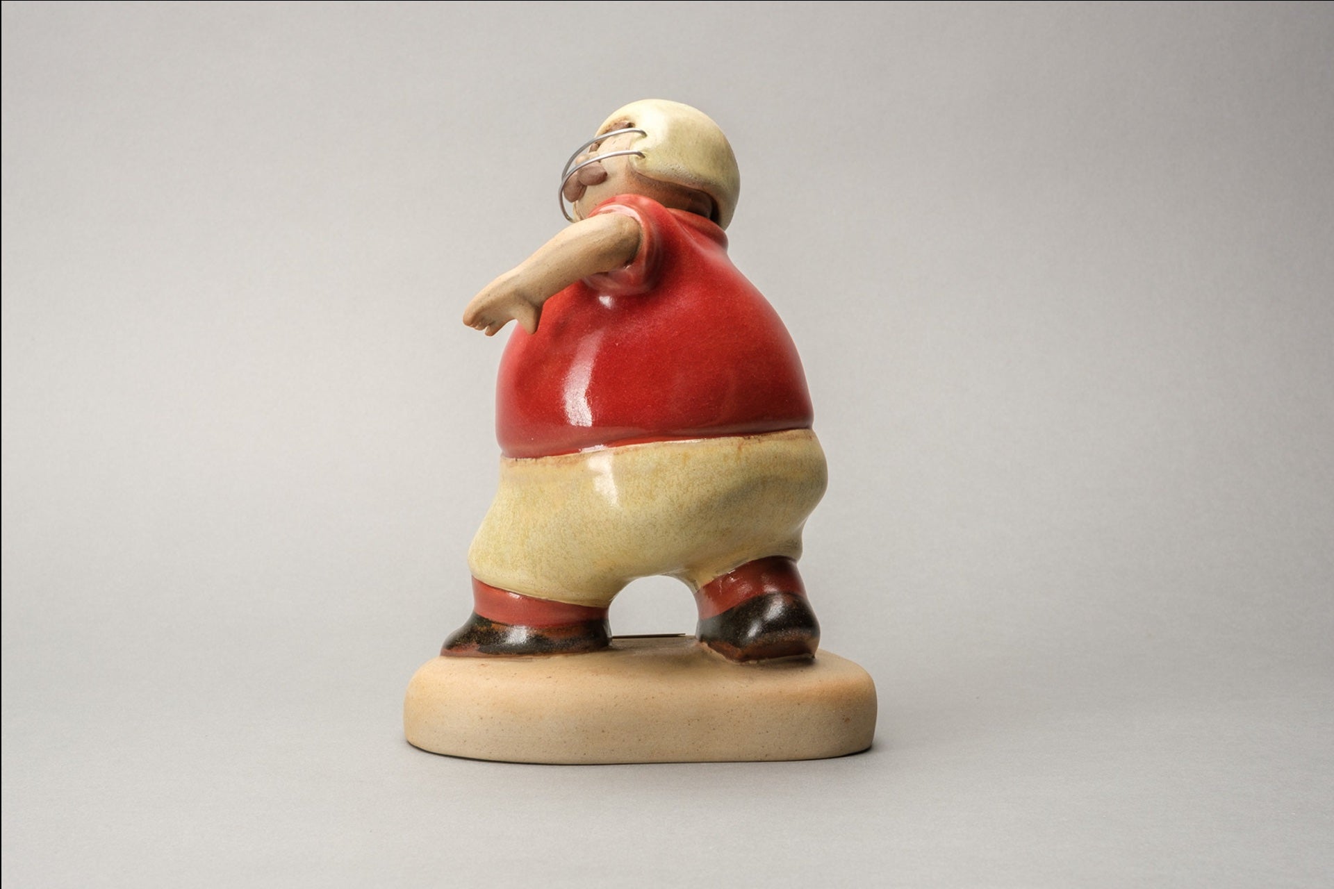 Football Player – Handmade Ceramic Sculpture of a Quarterback by Rodo ...