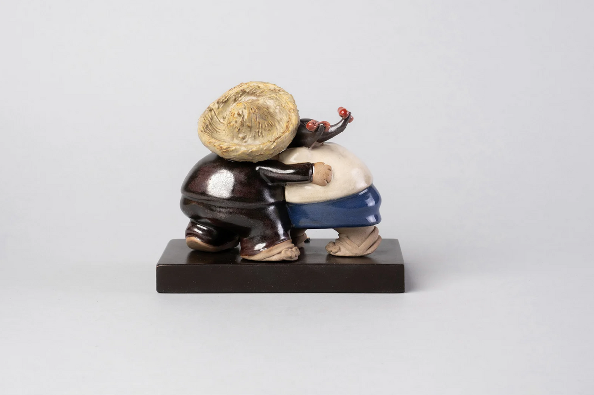 Baile Mini – Handmade Mini Mexican Dancing Couple Sculpture by Rodo Pa ...