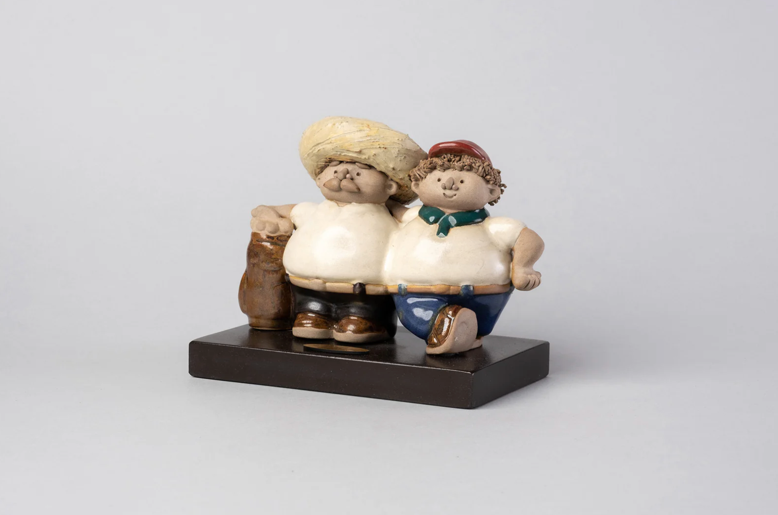 Mini Father & Son Golfers by Rodo Padilla – Handmade Ceramic Sculpture ...